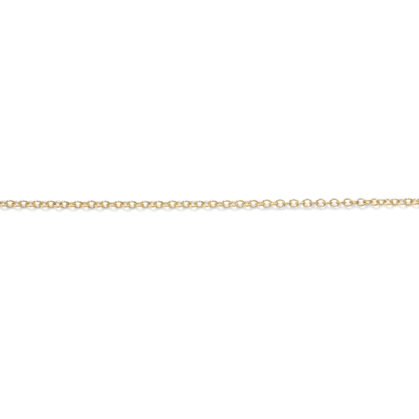 Cable Chain, 14k Solid Yellow Gold by the Inch – Permanent Jewelry ...